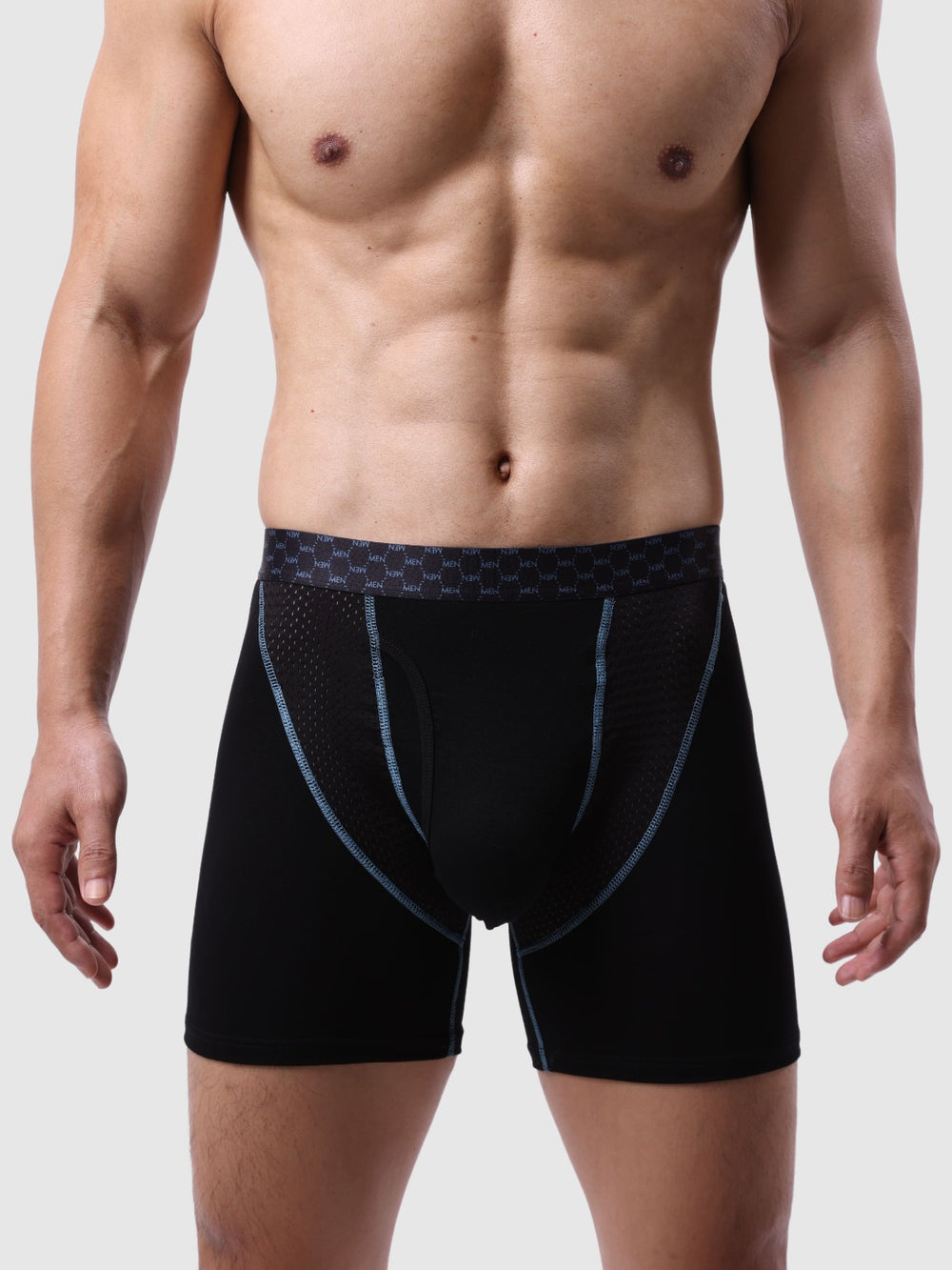 VELISENSE Men's Boxer Briefs 6 Inch - Second Skin Silk Soft 3-Pack Boxer Shorts,Best Breathable ...